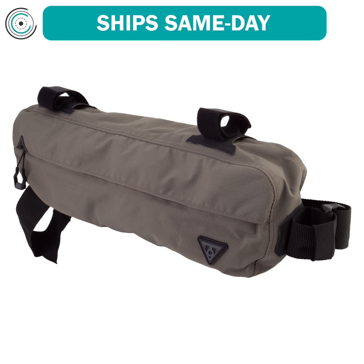 Topeak MidLoader 3.0L Olive Green 14.8x4.7x2.4in Hook and Loop Straps ...